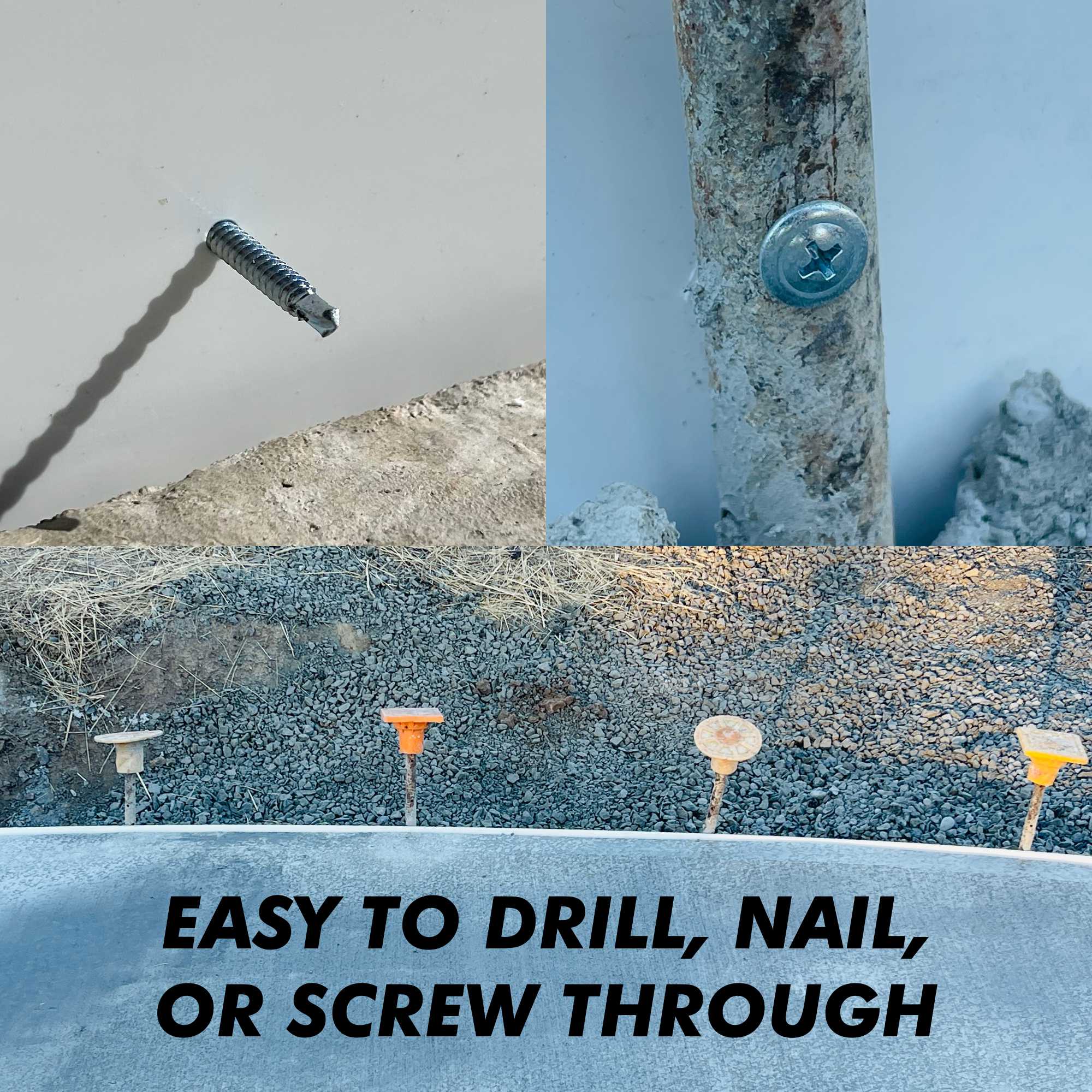 Flexible Plastic Concrete Forms CONCRETE FORM FLEXIBLE PLASTIC 12'